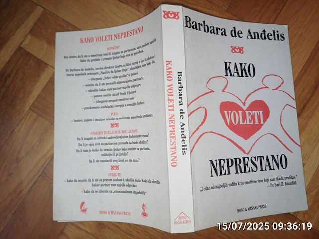 BARBARA DE ANĐELIS, KAKO VOLETI NEPRESTANO