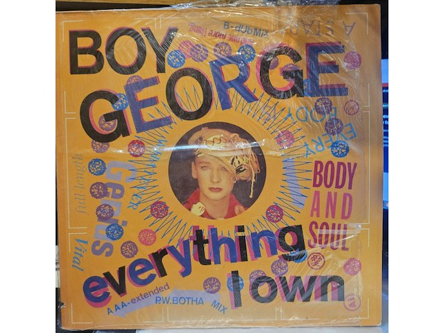 Boy George ‎– Everything I Own, 12 incha, Maxi