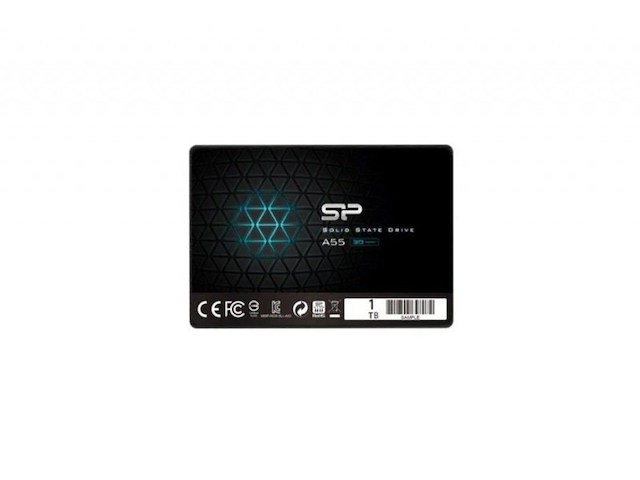 SILICON POWER A55 1TB/2.5`/SATA 3/ CRNA SSD Memorija
