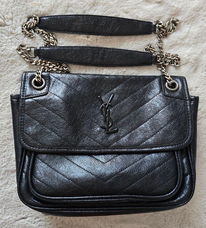 Saint Laurent medium Niki leather crossbody bag. YSL kožna torba, 2