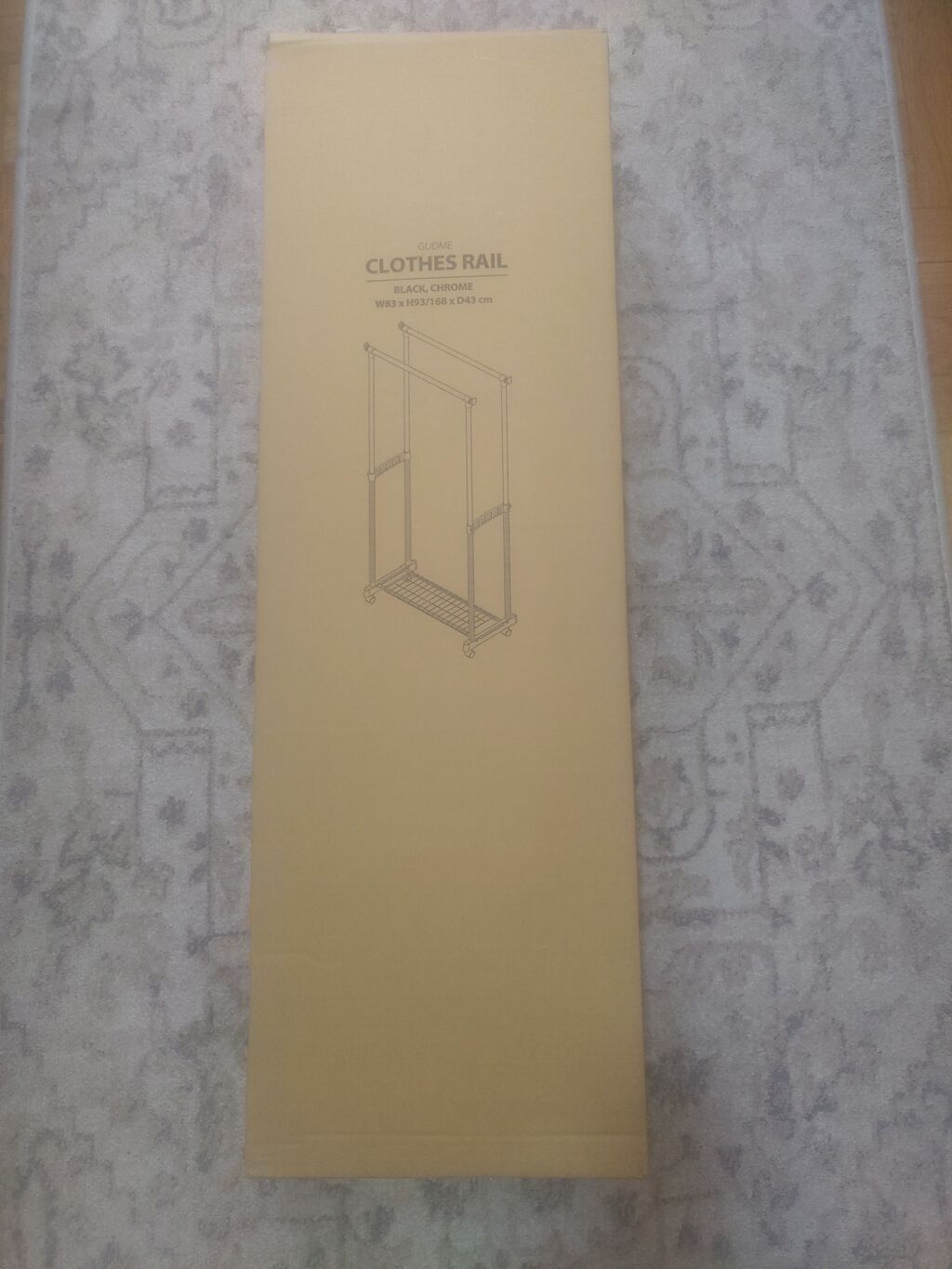 Novo Yisk Stalak za garderobu u dva nivoa izuzetno Dimenzije na slici