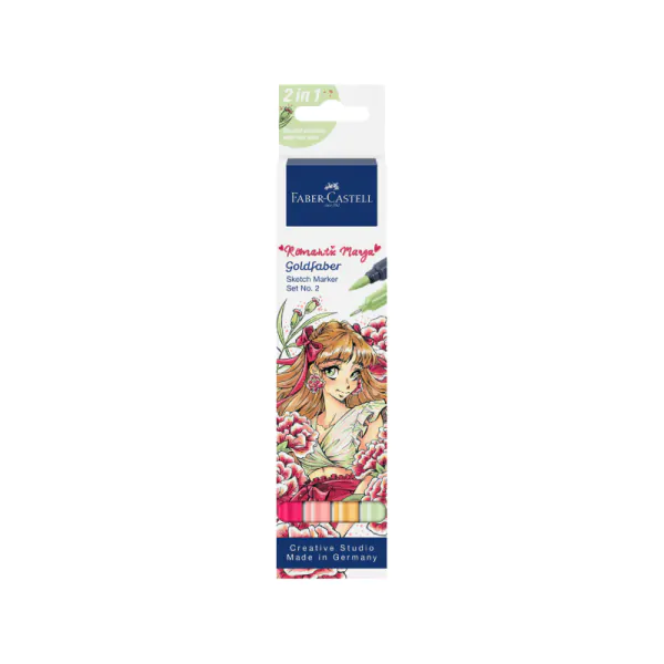 Goldfaber Sketch flomasteri Faber-Castell Romantic Manga 2