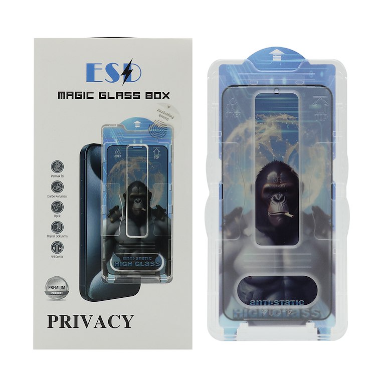 Staklena folija (zastitno kaljeno staklo) za ekran FILM BOX - DUST FREE PRIVACY za Samsung S931 Galaxy S25 5G (MS)