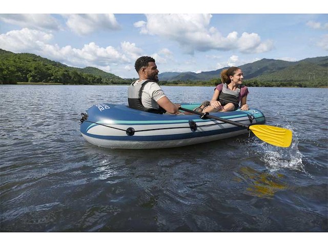 Čamac na naduvavanje za dve osobe sa veslima i pumpom Bestway Hydro Force Trek X2 61153