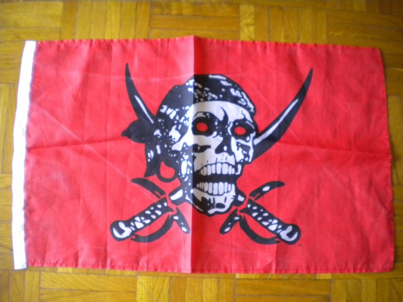 GUSARSKA ZASTAVA Jolly Roger, 49 x 30 cm
