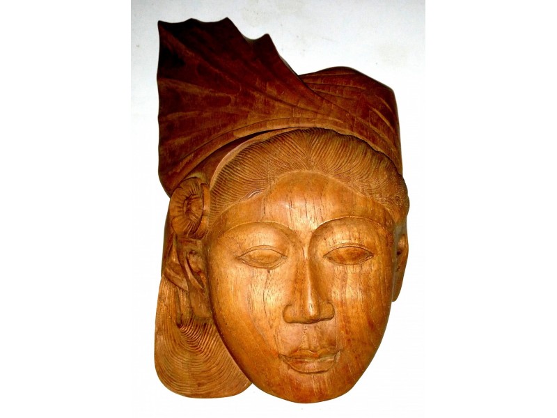 FIGURA - DRVO, BURMA RUCNA REZBARIJA 26x18x6cm