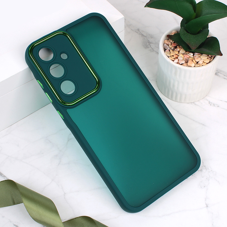Futrola Shining Camera za Samsung A356 Galaxy A35 5G 5G tamno zelena