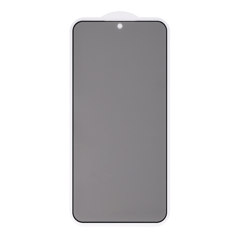 Staklena folija glass Privacy Teracell Titan 2.5D za Samsung S906B Galaxy S22 Plus/S916 Galaxy S23 Plus 5G crni (fingerprint unlock)