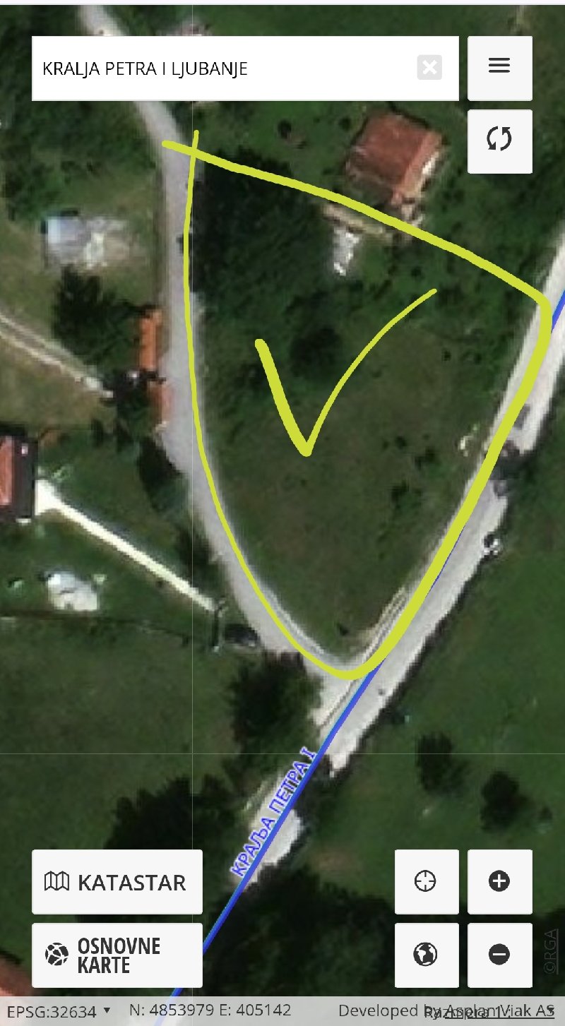 Kralja Petra I, Ljubanje, Bela Zemlja, 9.84 a