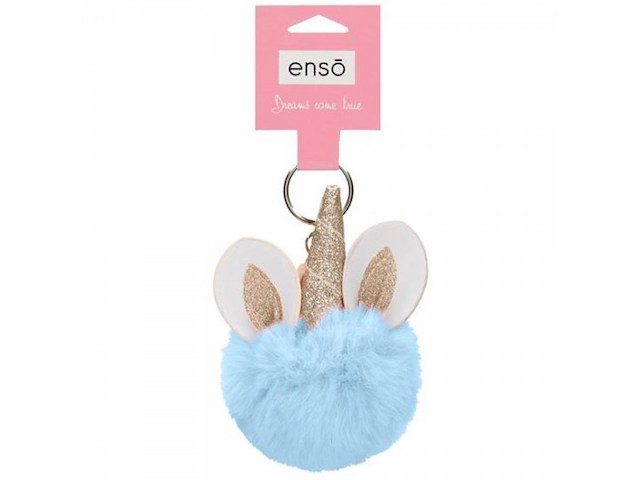 Privezak za ključeve torbu ranac Enso Unicorn blue 97402
