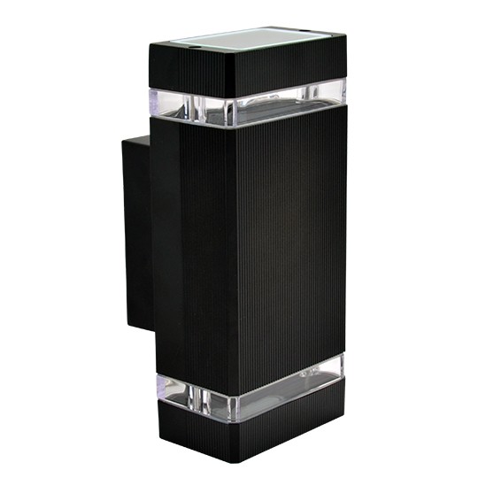 M035 C MAX.2X35W CRNA IP44 2XGU10 LAMPA ZIDNA