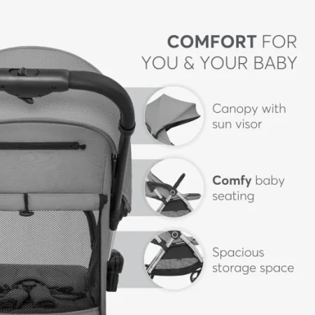 Kikka Boo Kolica autofolding Eden PLUS Grey ( KKB31155 )