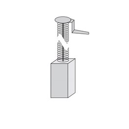 ČETKICA 7X6X14 ISKRA TIP 68 / GK124