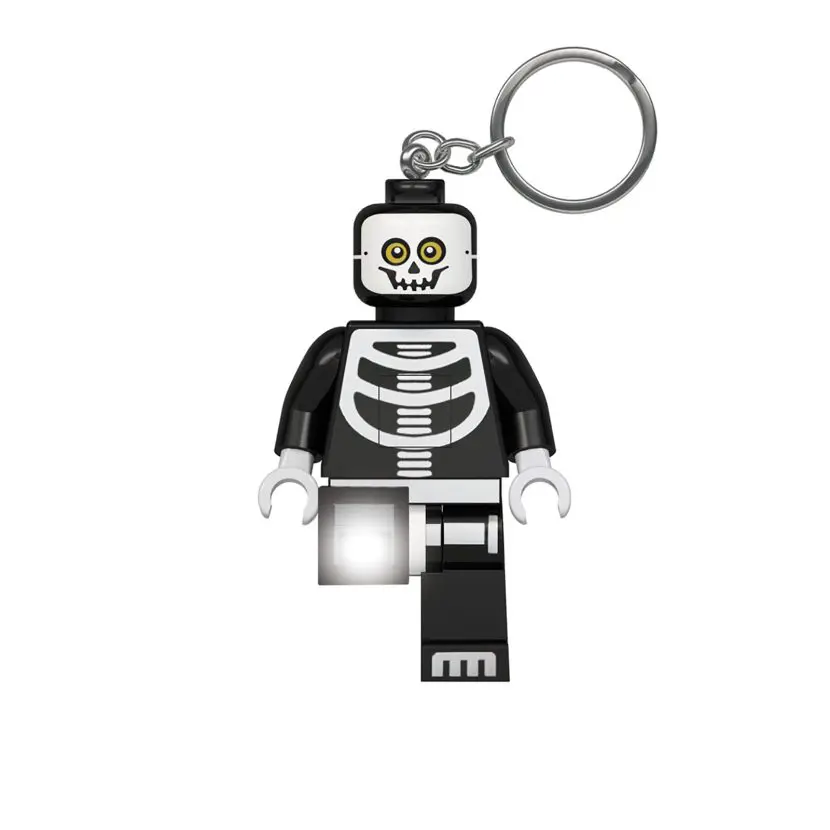 LEGO Iconic privezak za ključeve sa svetlom: Kosturko