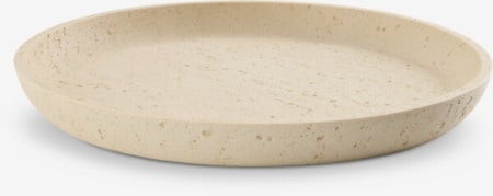 Ukrasni poslužavnik fi 30xV3cm bež