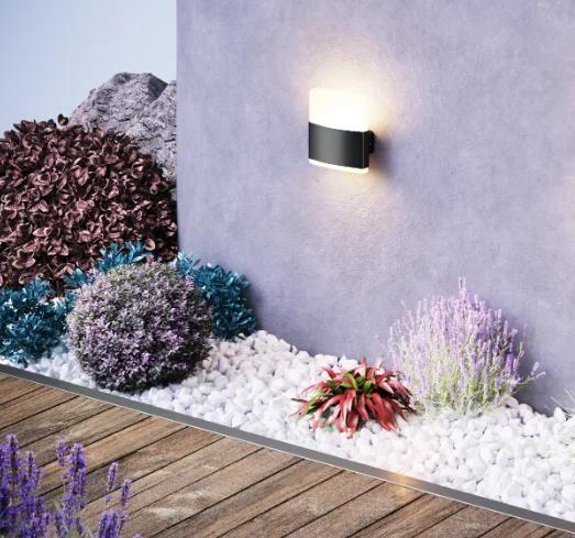 Maytoni Rom spoljašnja zidna lampa grafitna 3000K 12W