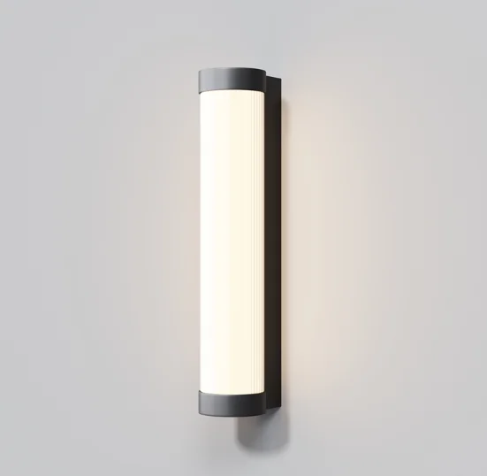 Maytoni Rounge spoljašnja zidna lampa crna 3000K 12W