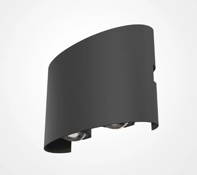 Maytoni Strato spoljašnja fasadna lampa siva 3000K 4W