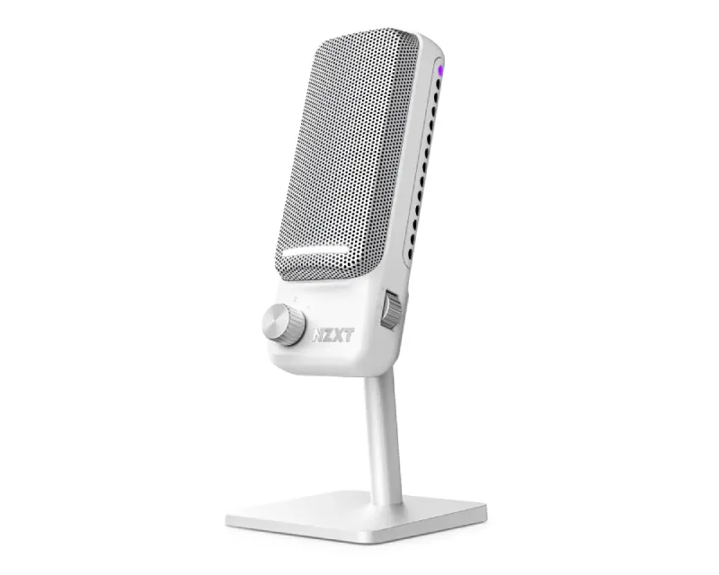 NZXT Žični USB Capsule Elite Gaming mikrofon beli (AP-PUMIC-W1)