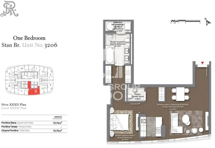 Prodaja, dvosoban stan, 76m2, Savski Venac, Beograd