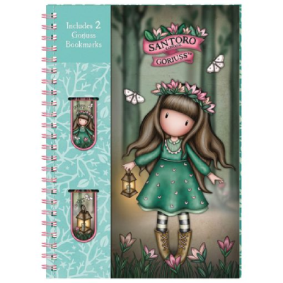 Agenda - Woodland Wildflower, With Bookmarks, spirala