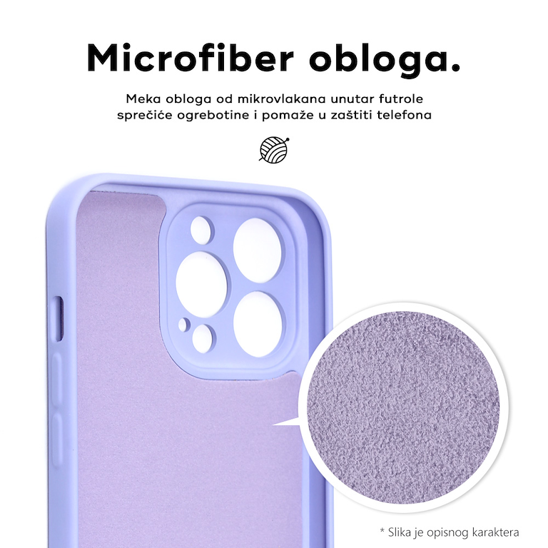 Maska(futrola) Teracell Soft Velvet za Xiaomi Redmi A5 4G EU 173mm ljubicasta