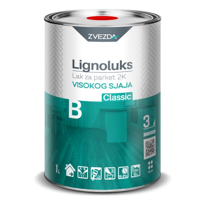 Lignoluks 2K - Lak za parket - komponenta B 1L