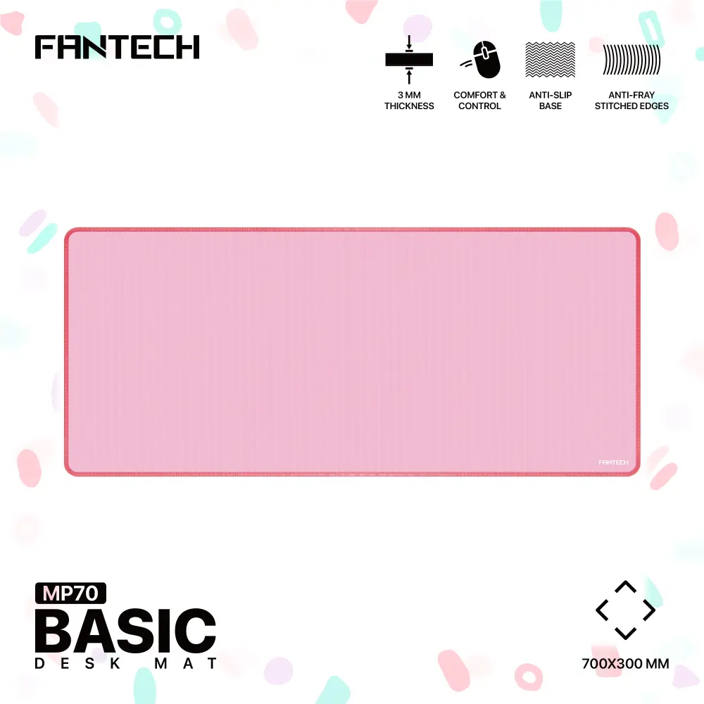 Podloga za miš Fantech MP70 Deskmat pink