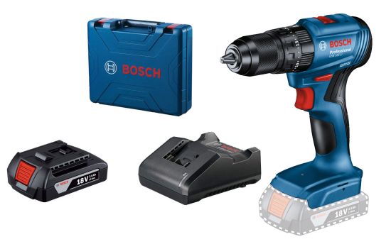 Akumulatorska vibraciona bušilica - odvrtač Bosch GSB 185-Li; 18V 1x2,0 Ah u koferu (06019K3101)