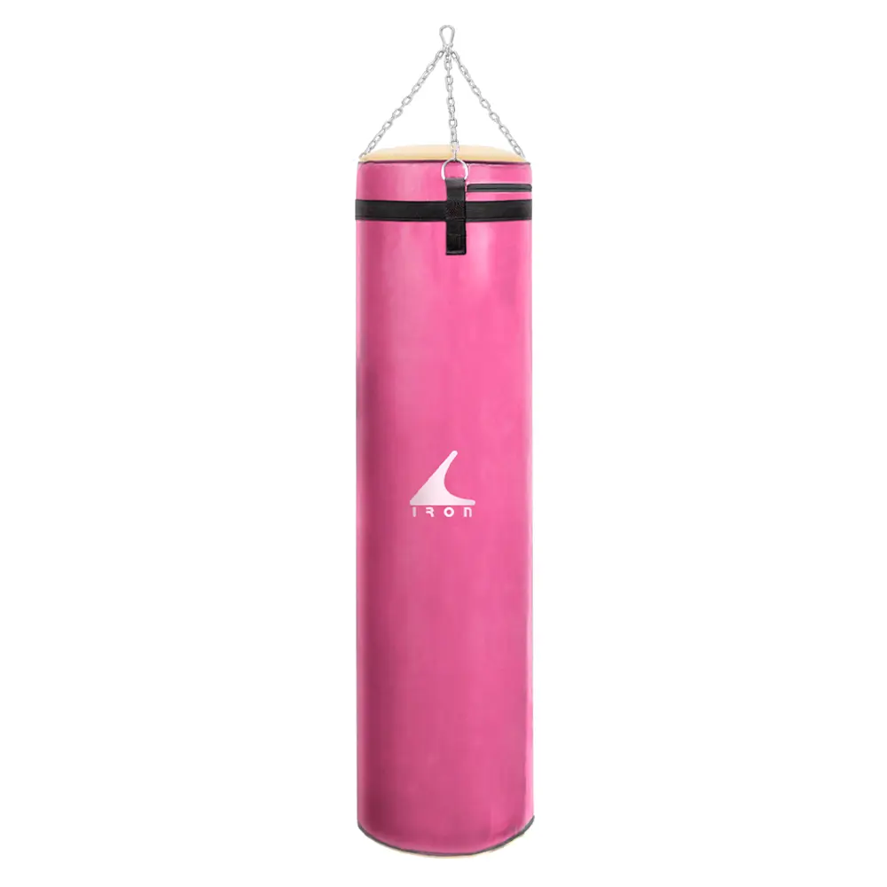 Džak za boks Lady 150x35cm - Iron Sport Lady džak za box pink - vreća za udaranje 150x35cm - poklon kuka
