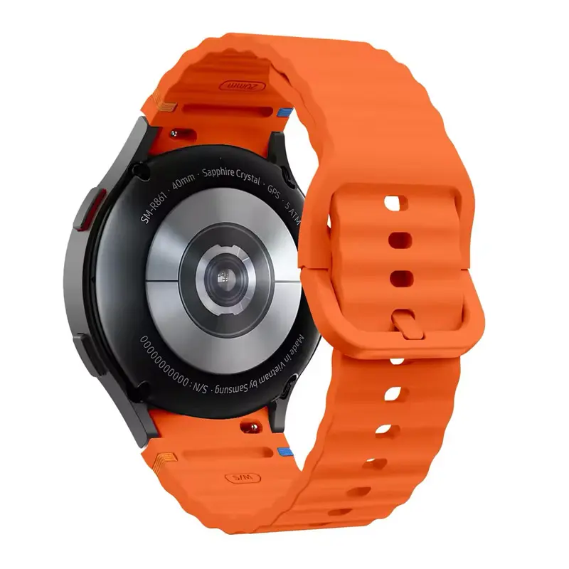 Silikonska narukvica za pametni sat Samsung Galaxy watch 7 narandžasto