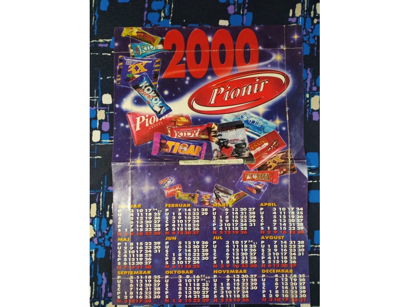 PIONIR SUBOTICA kalendar 2000