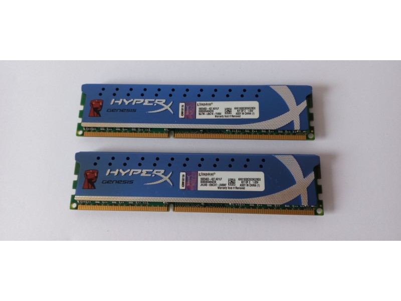 Ram memorija 8 GB DDR3 Kingston HyperX Genesis BLUE