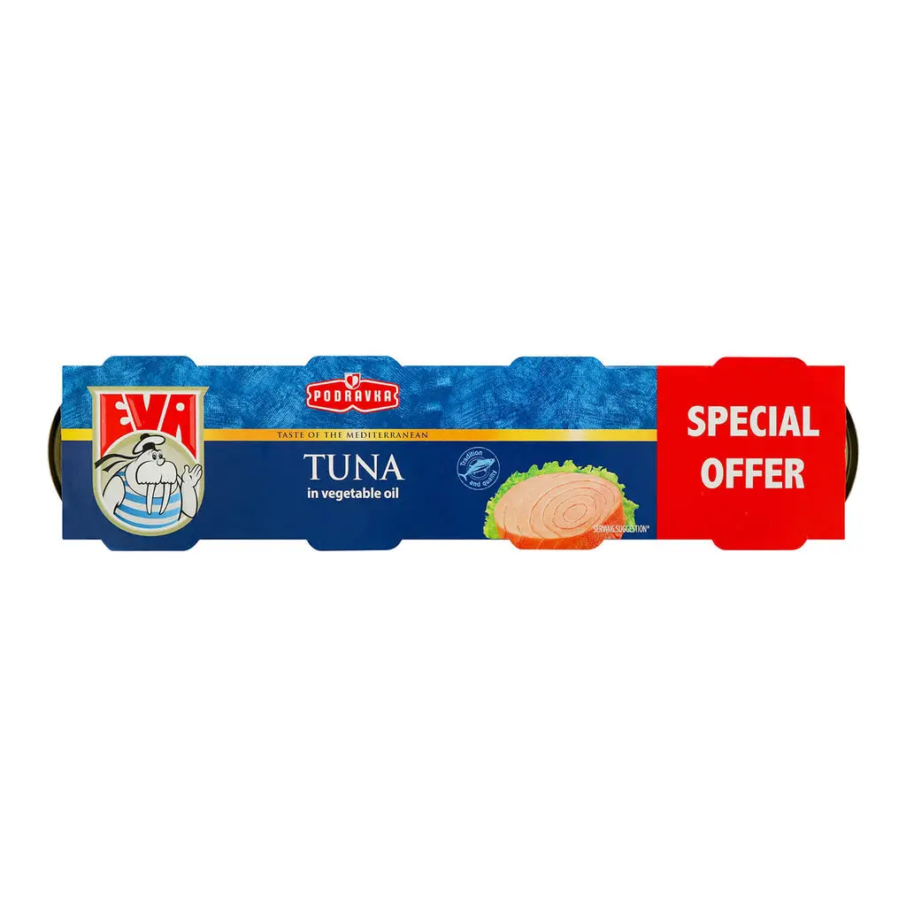 Eva Komadi tune u biljnom ulju 4x80g