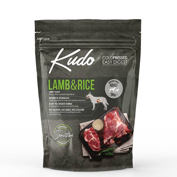 Kudo Lamb&Rice Mini Adult - 3kg