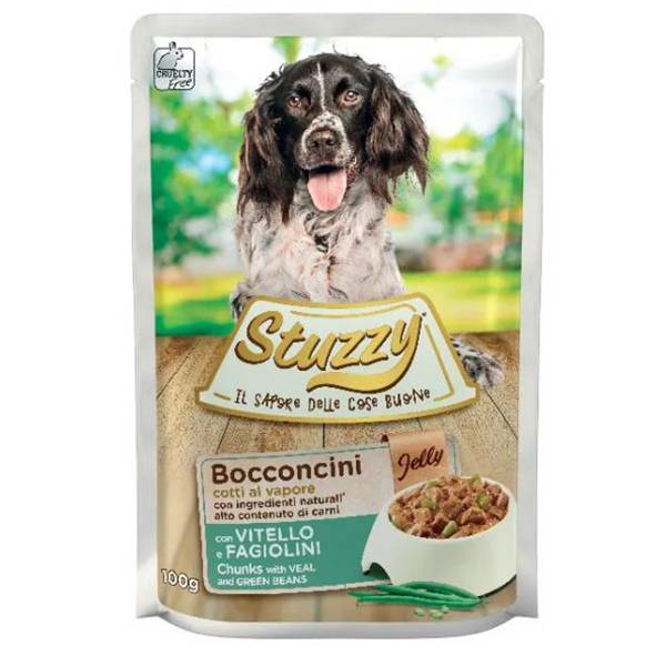 Stuzzy Preliv Dog teletina grašak u želeu - 100g