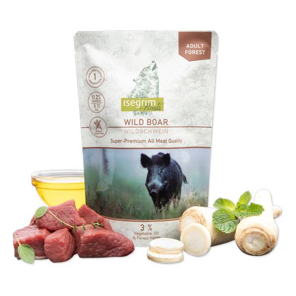 Isegrim Adult Forest, divlja svinja - 410gr