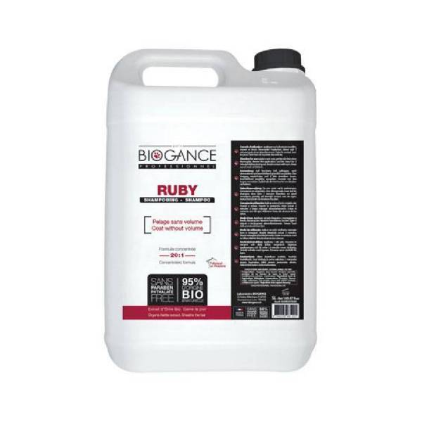 Biogance Pro Ruby Texturising Shampoo, šampon za zaštitu i raščešljavanje svih tipova dlaka pasa - 5l