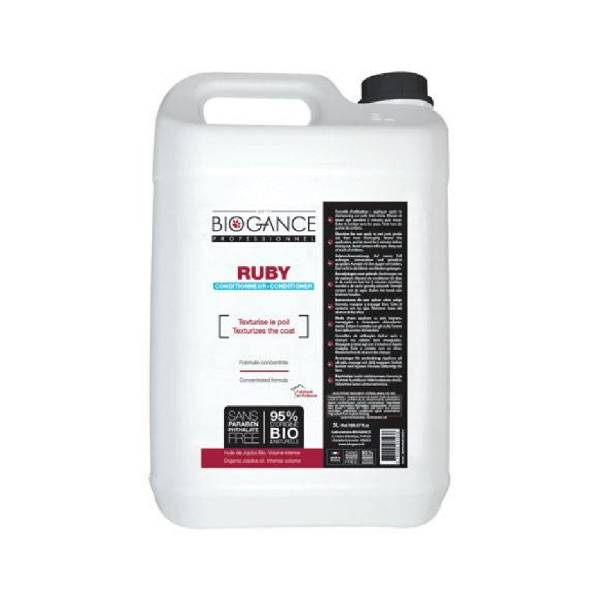 Biogance Pro Ruby Texturising Conditioner, kondicioner za zaštitu i raščešljavanje svih tipova dlaka pasa - 5l