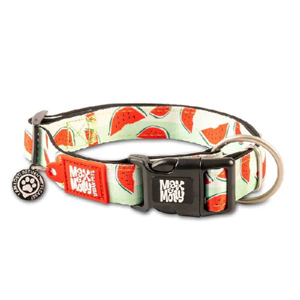 Max Molly Smart ID Collar Watermellon, Ogrlica za pse - Extra Small