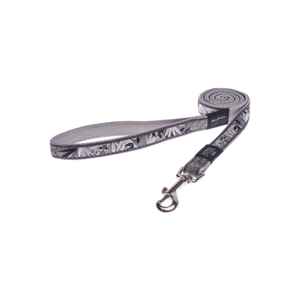 Rogz Fixed Lead Silver Gecko, srebrni povodac za pse - 11mm - 3/8