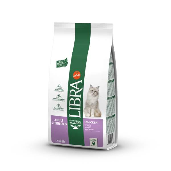 Libra Cat Adult Sterilized Chicken - 1,5kg