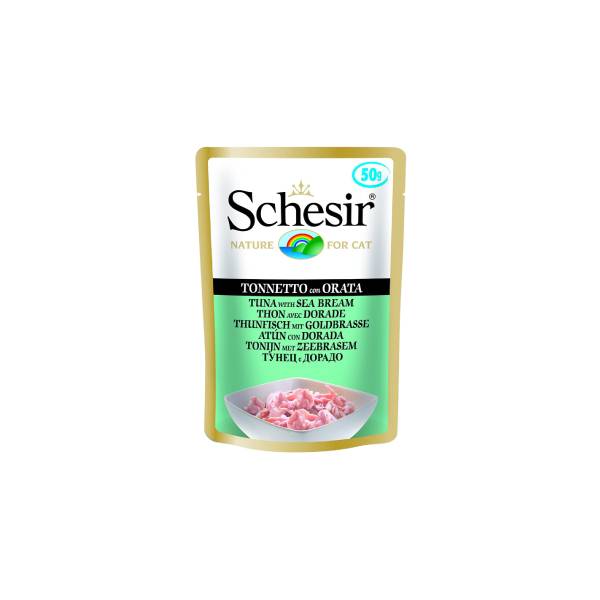 Schesir Preliv Cat tunjevina i orada - 50g