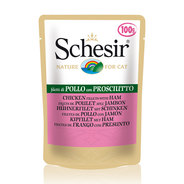 Schesir Cat piletina i šunka - 85gr