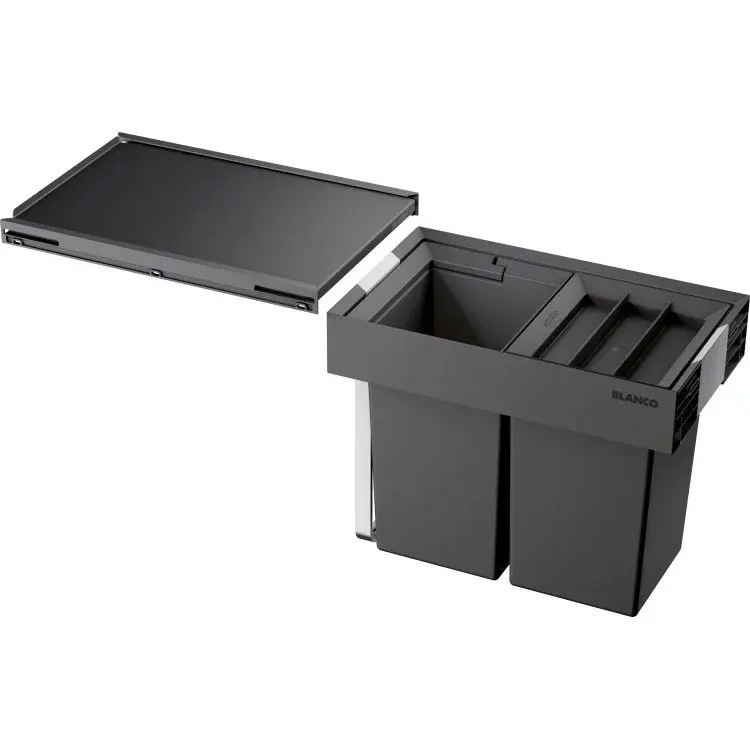 BLANCO Kanta za sortiranje smeća Flexon II 30/2, 262x401x374mm, Siva