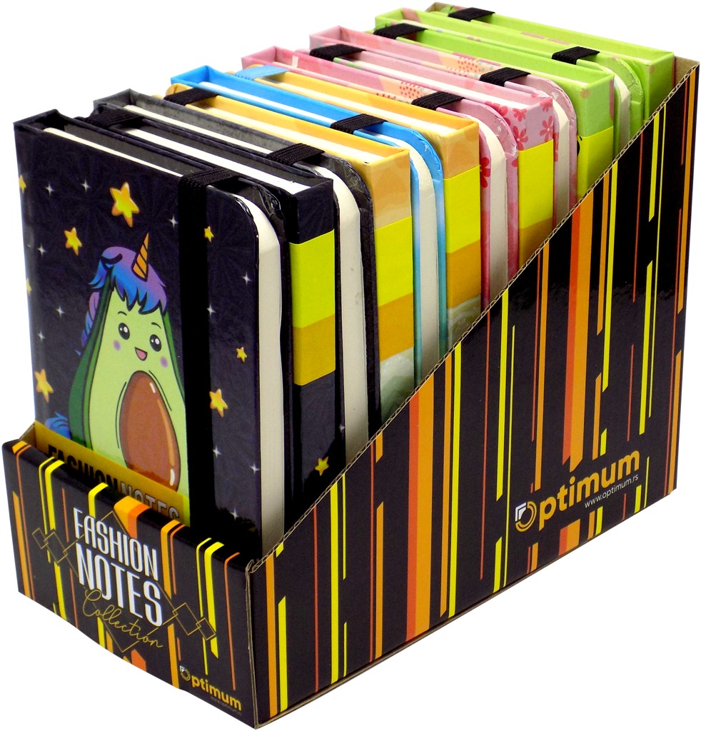 NOTES FASHION AVOCADO A6 TP LINIJE DISPLAY 1/12