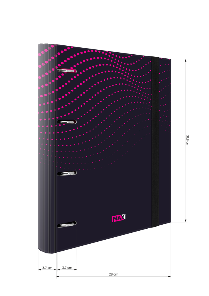 FASCIKLA 4 PRSTENA A4 PINK MAX OP*