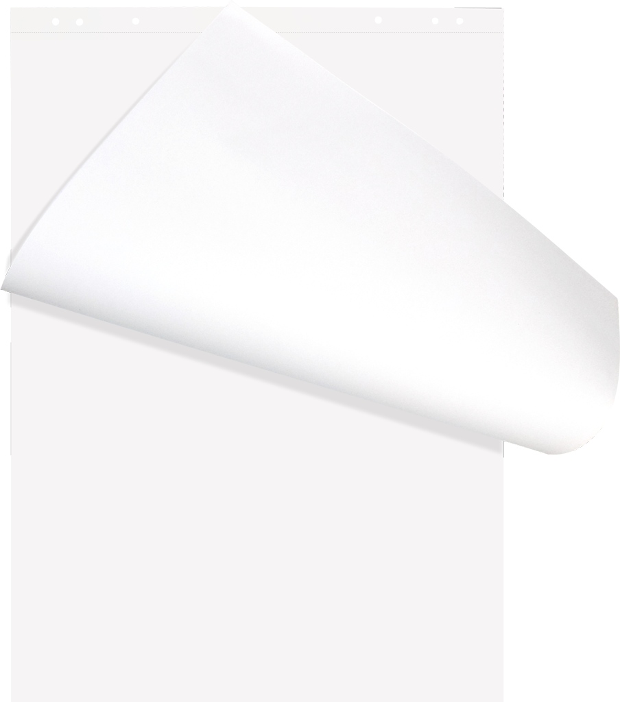 FLIP CHART 61x86cm/20 L BLANKO