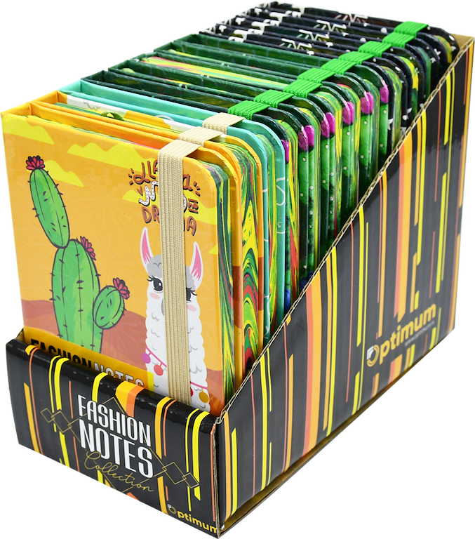 NOTES FASHION LAMA A6 TP LINIJE DISPLAY 1/12