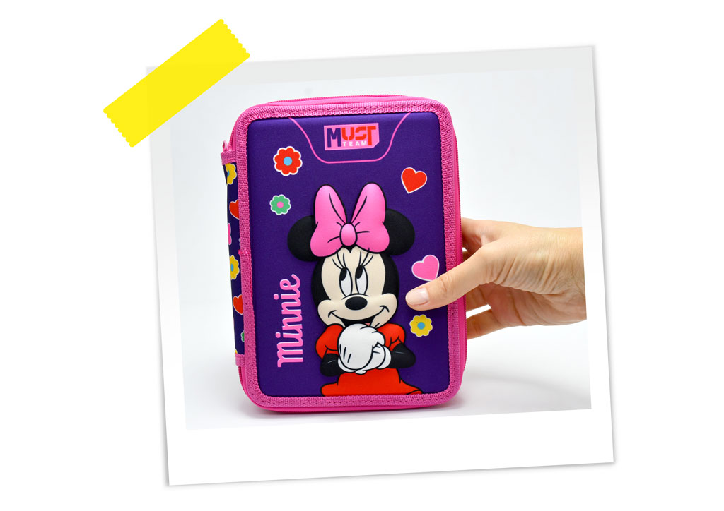 PERNICA DISNEY 3D MINNIE 565161 2 ZIPPA PUNA SY